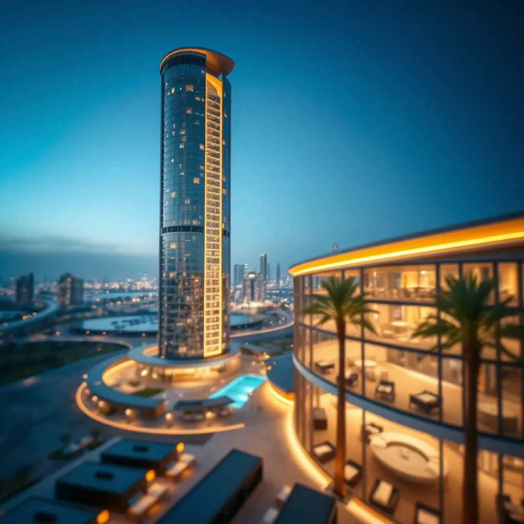 Discovering Wind Tower 1 in Jumeirah Lake Towers